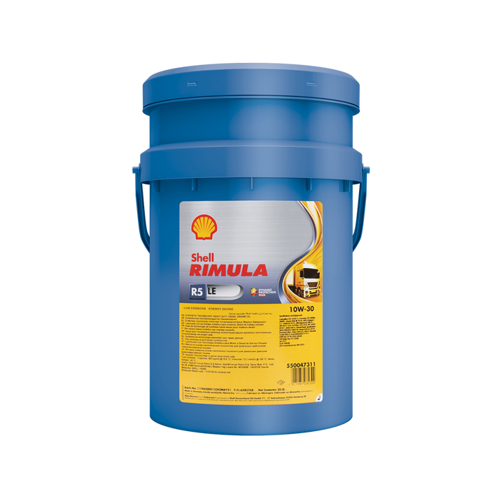 Motorolja Shell Rimula R5 LE 10W-30, 20L – SGA Trading AB